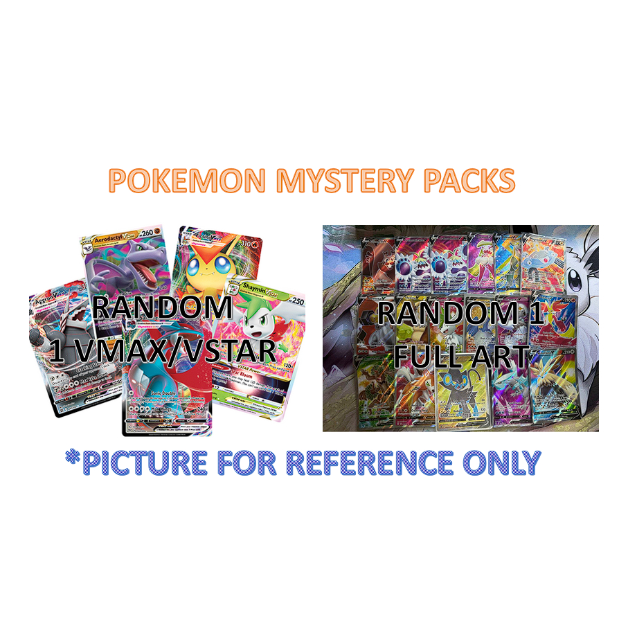 Pokemon Mystery Pack (VMAX/VSTAR/FULL ART) | Shopee Singapore