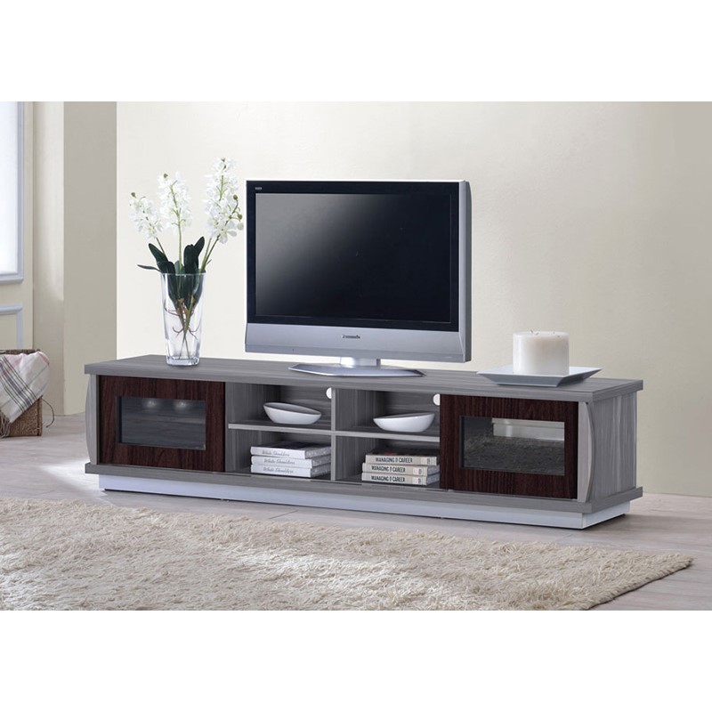 6FT TV CABINET / TV CONSOLE / TV RACK / MEDIA STORAGE (FULLY ASSEMBLED ...