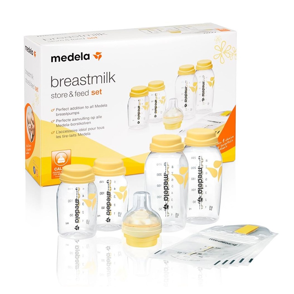 Medela Breast Milk Store and Feed Set (EU version) | Shopee Singapore