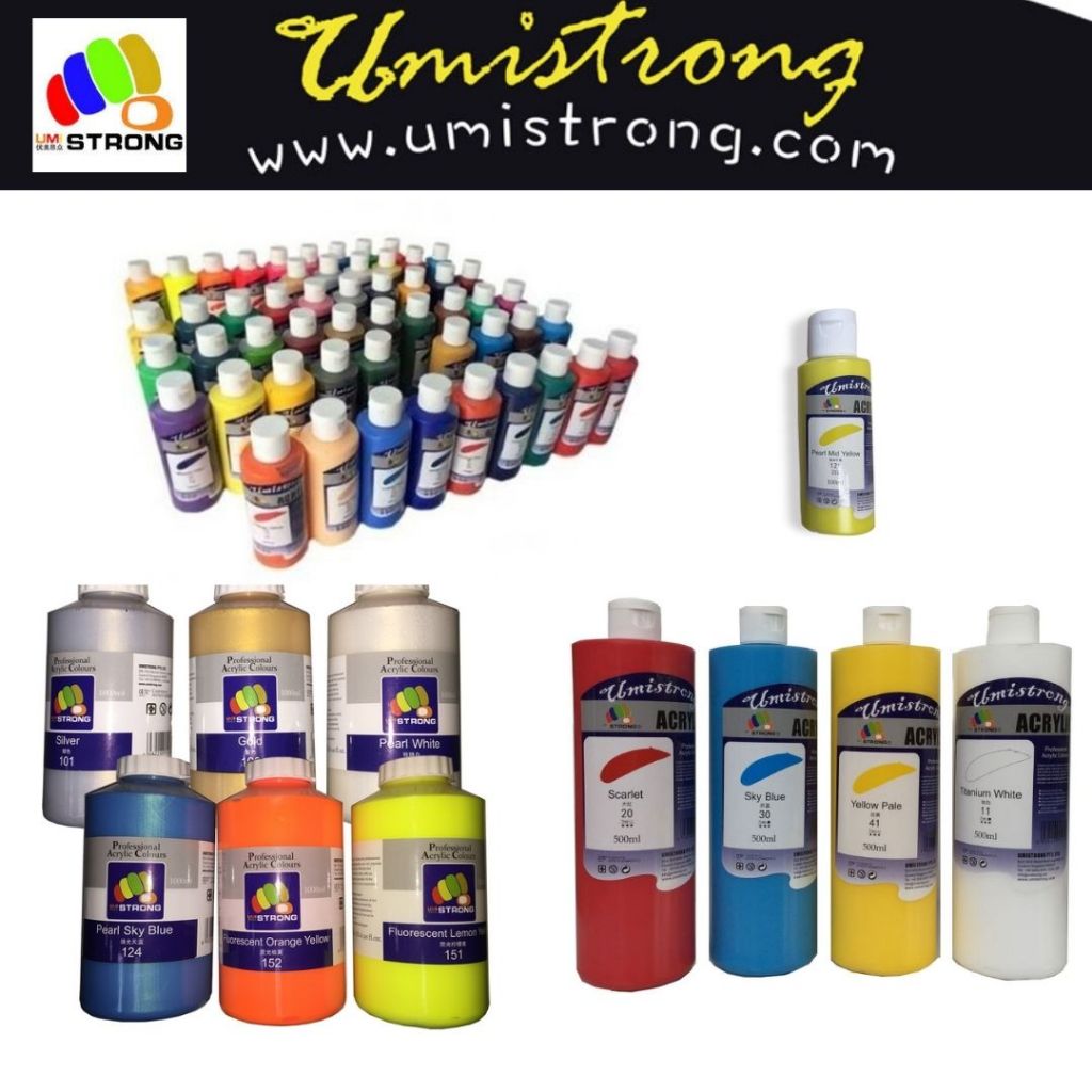 Umistrong Acrylic Paint 100ml Bottle | Umistrong Pte Ltd