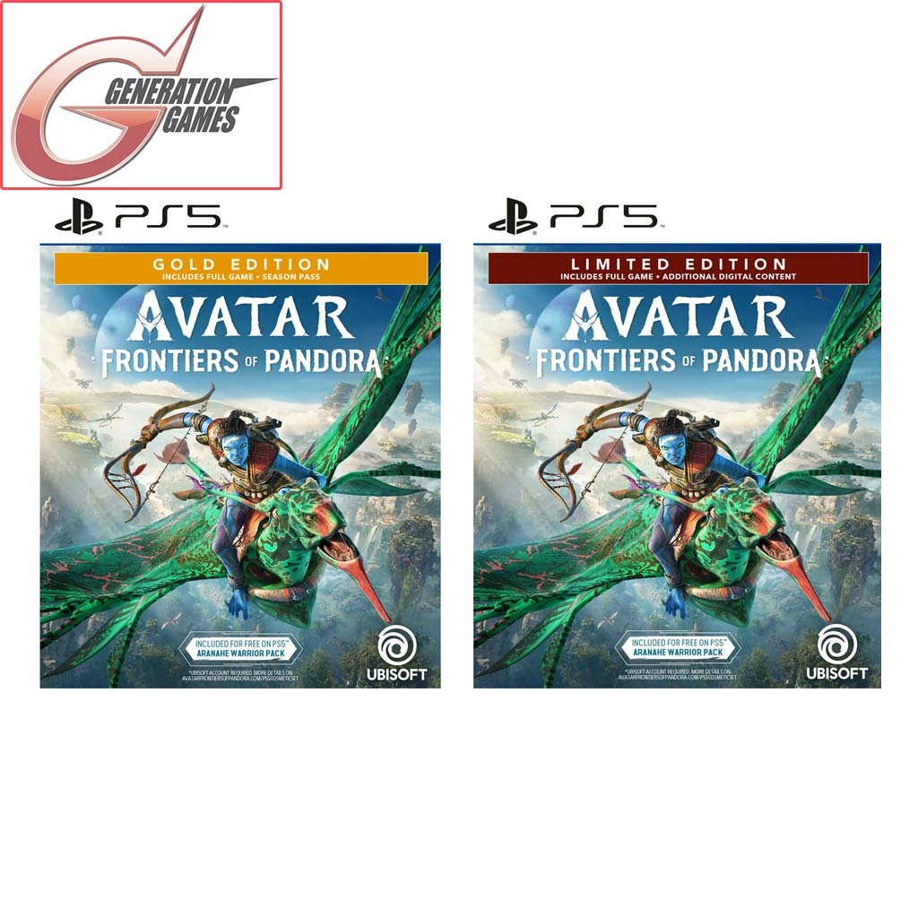 PS5 Avatar Frontiers of Pandora Gold / Limited Edition (R3 English ...
