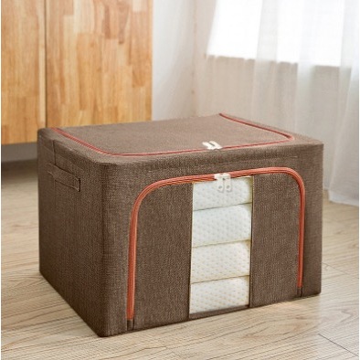 Front Open Stackable Foldable Cloth Storage Box Large Home Organizer ...