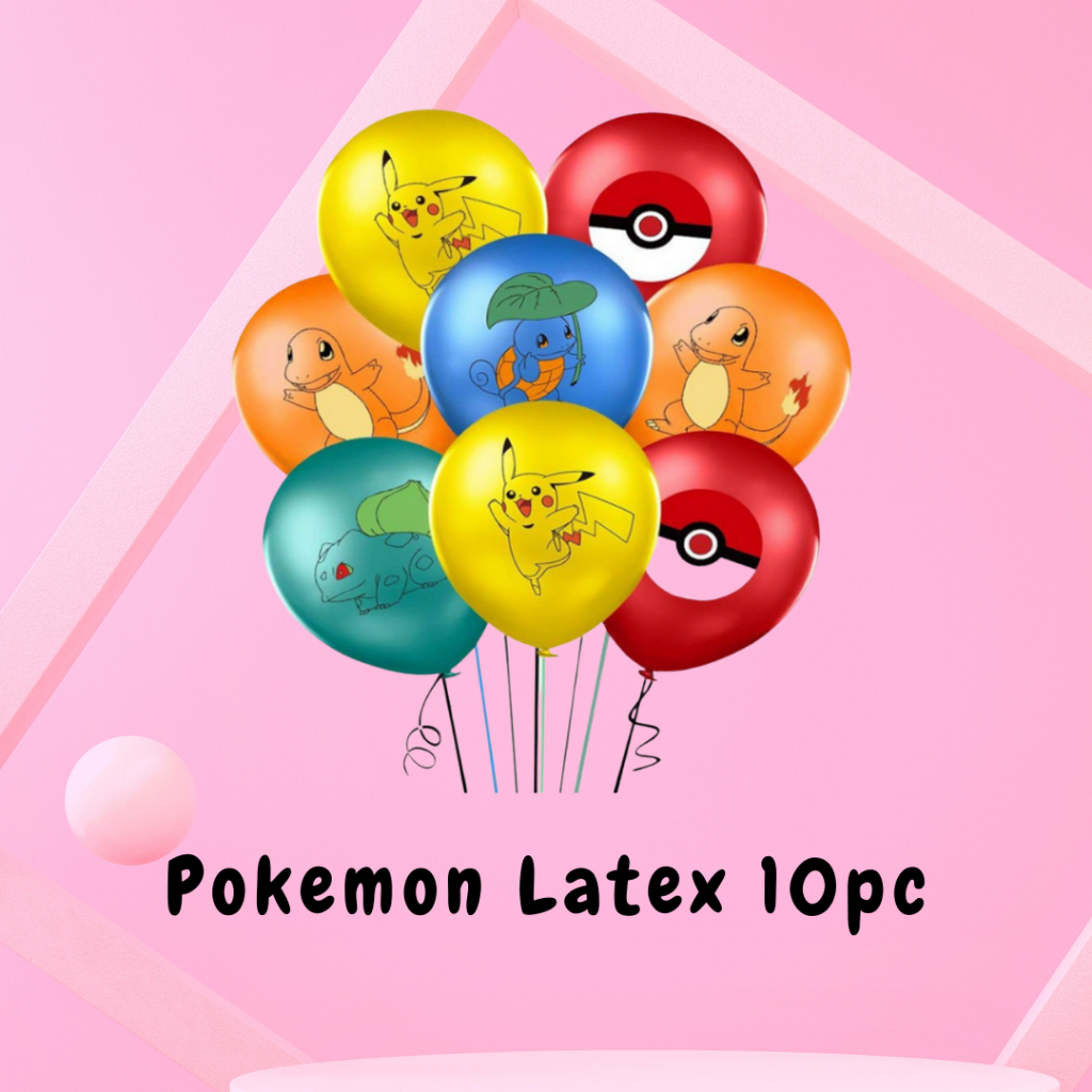 [SG Seller] Pokemon Balloon Party Decoration Set Up Balloons Garland ...