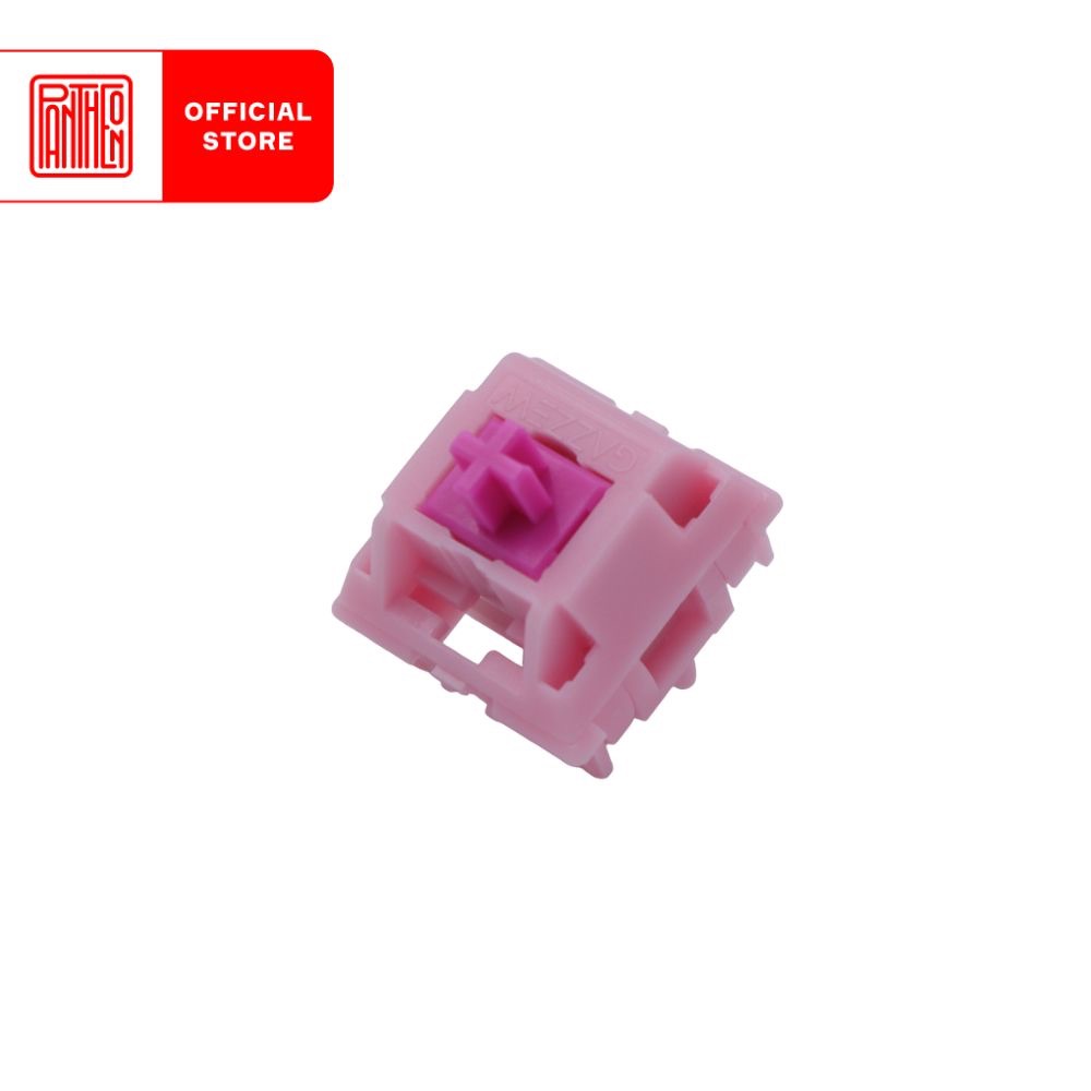 [ PANTHEON ] Gazzew Boba Gum Pink Silent Linear Mechanical Keyboard ...