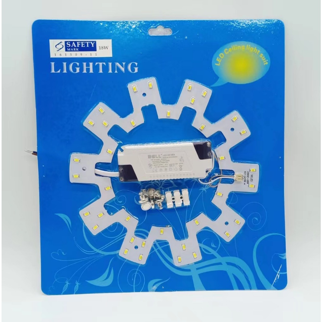 LED Lamp Circle Panel Light Ceiling Circular Magnet 18W 24W {SG Store ...