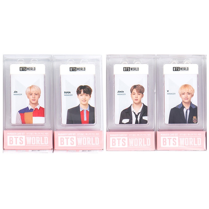[K-POP] BTS world manager card (JIN SUGA JIMIN V) | Shopee Singapore