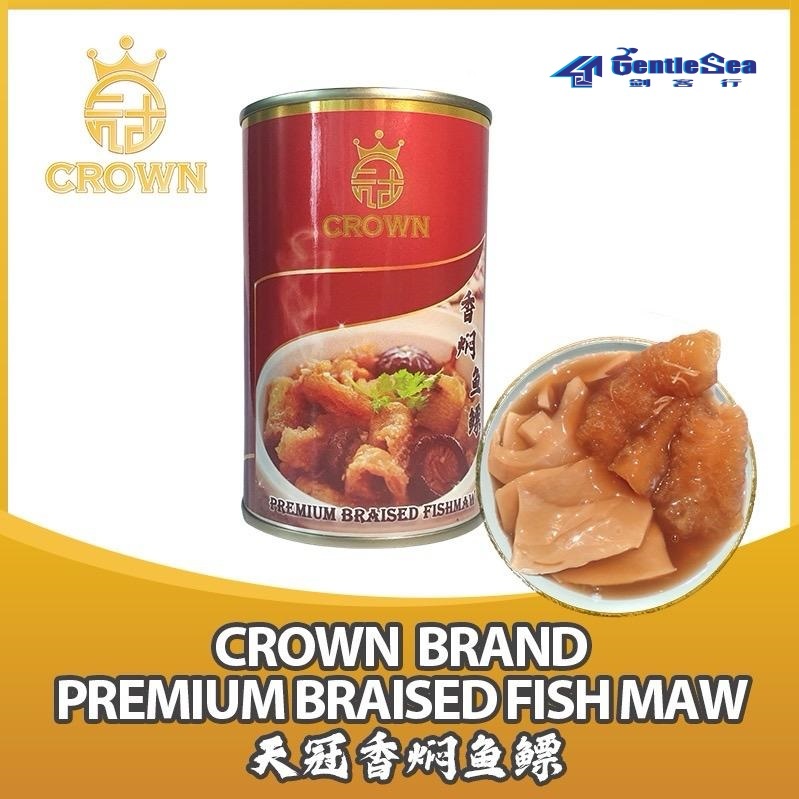 【SG_4GS_Abalone】CROWN Brand Chewy Abalone 425g Canned Brine/Braised 80g ...