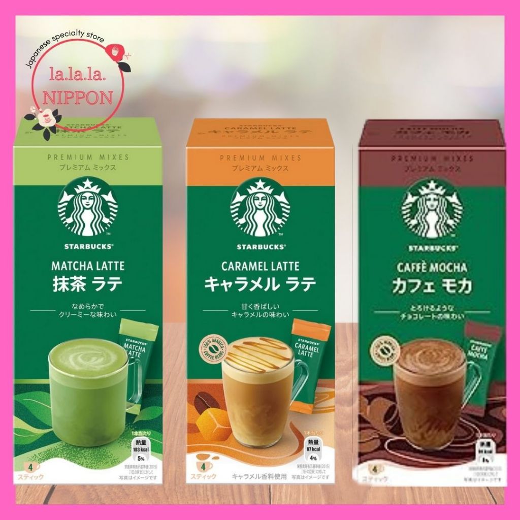 【Direct from Japan】Nestlé Starbucks Premium Mix Matcha Latte/Caramel ...