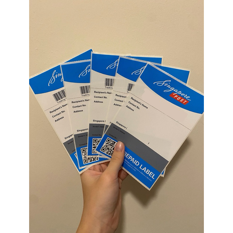 [CHEAPEST PRICE] singpost prepaid label basic package | Shopee Singapore