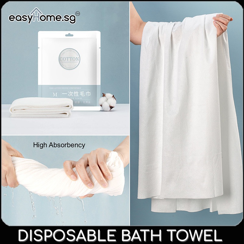 Easyhome.sg Disposable Bath Towel - Travel Bath Towel Gym Towel ...