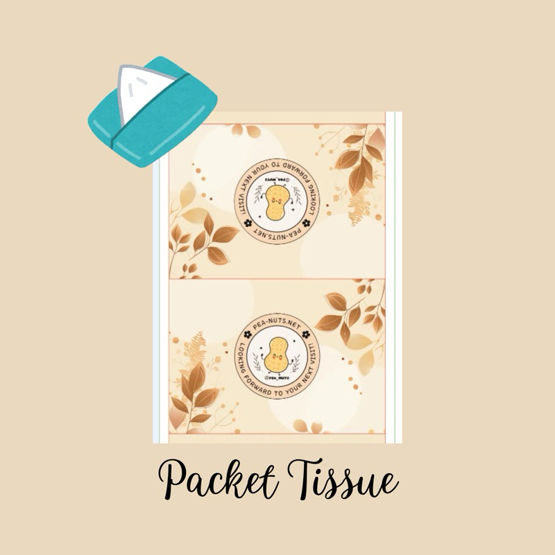 [SG SELLER] 6pcs/pack Packet Tissue Paper Facial Pea_nuts Exclusive ...