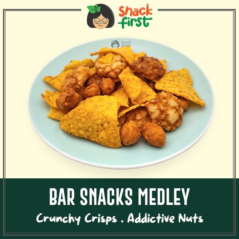SnackFirst Bar Snacks Medley 150g/800g - Savoury nuts with tortilla ...