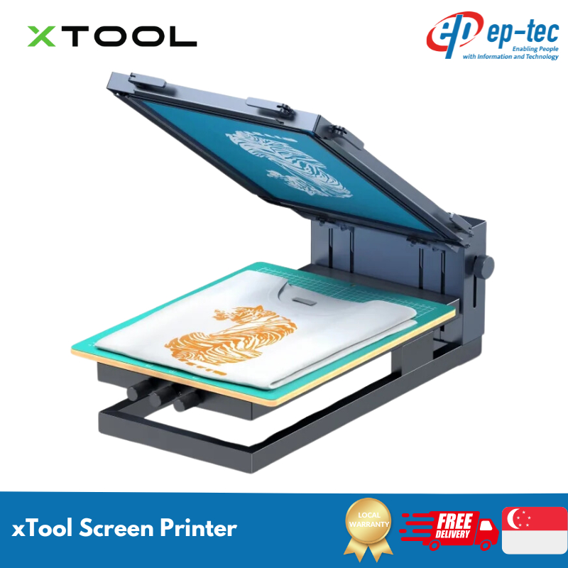 xTool Screen Printer: 1st Screen Printing Solution with Laser & without Laser Printing Machine ...