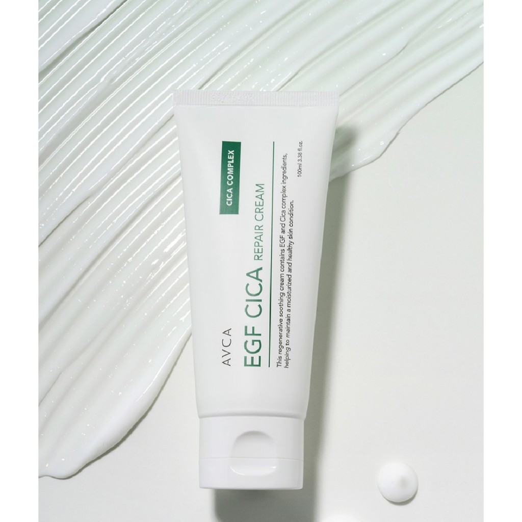 Avca Deep Intensive EGF Cica Repair Cream, 100ml, Sensitive Skin, Skin Soothing, Aloe Vera, Cica ...