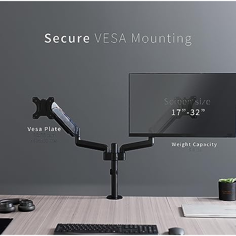 Ergonomic Dual Monitor Arm | VESA Monitor Mount | Shopee Singapore