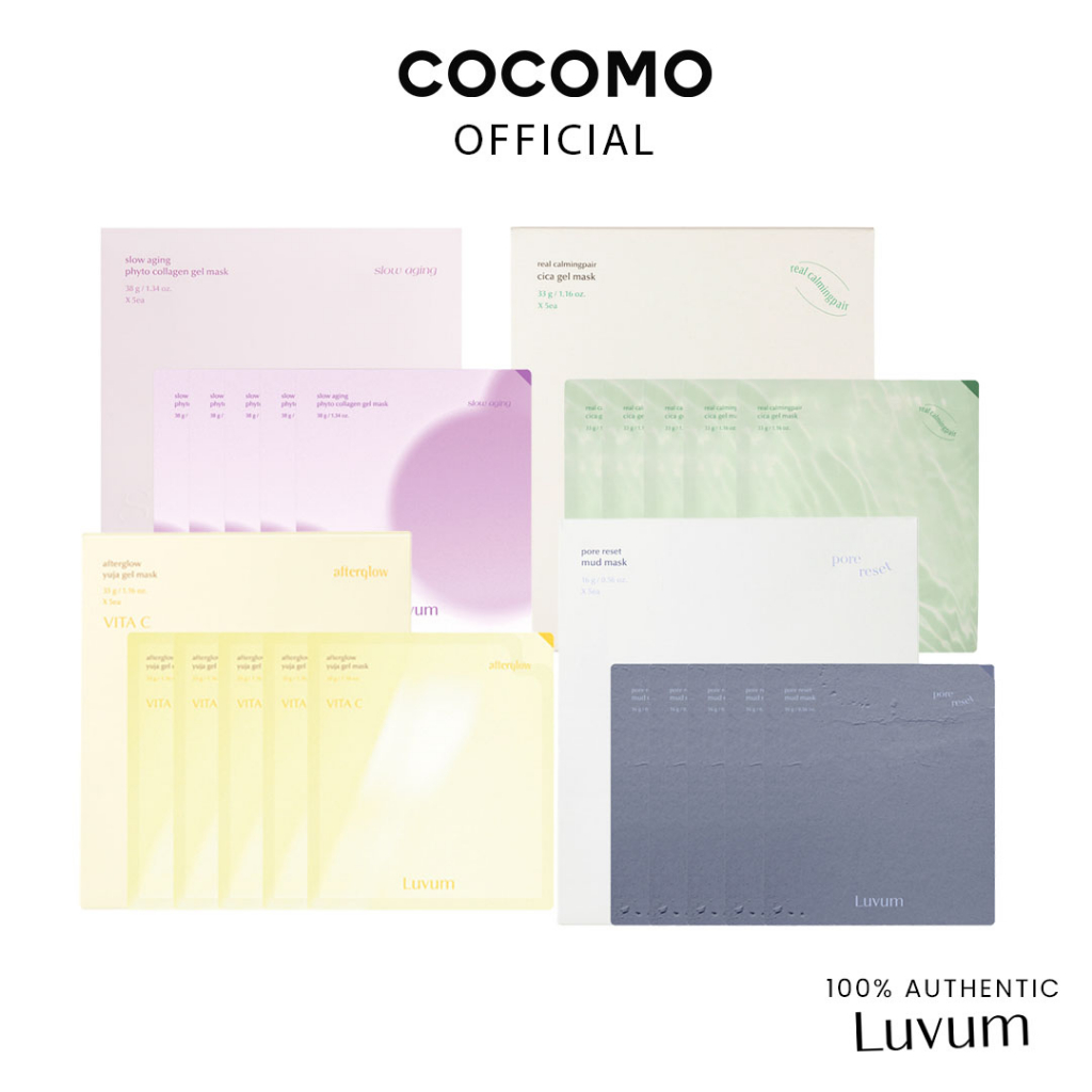 (LUVUM) Pore Reset Mud Mask | CalmingPair Cica Gel Mask | Phyto ...