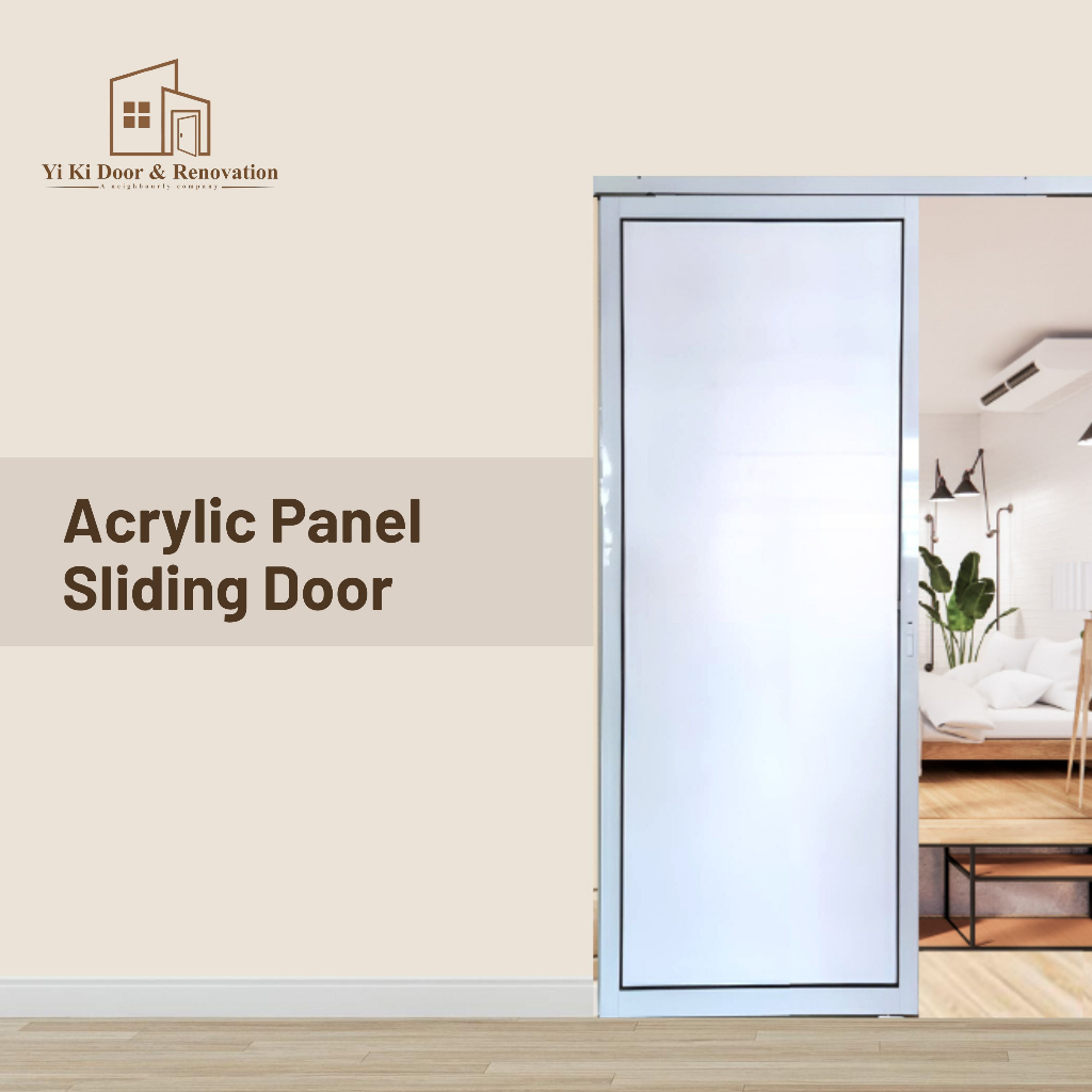 Acrylic Panel Sliding Door (Direct from factory - Sliding Door for HDB ...