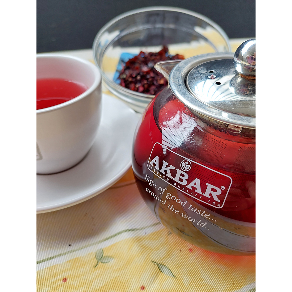 AKBAR Premium Raspberry Hibiscus Tea Value Pack (250g / 150g / 100g ...