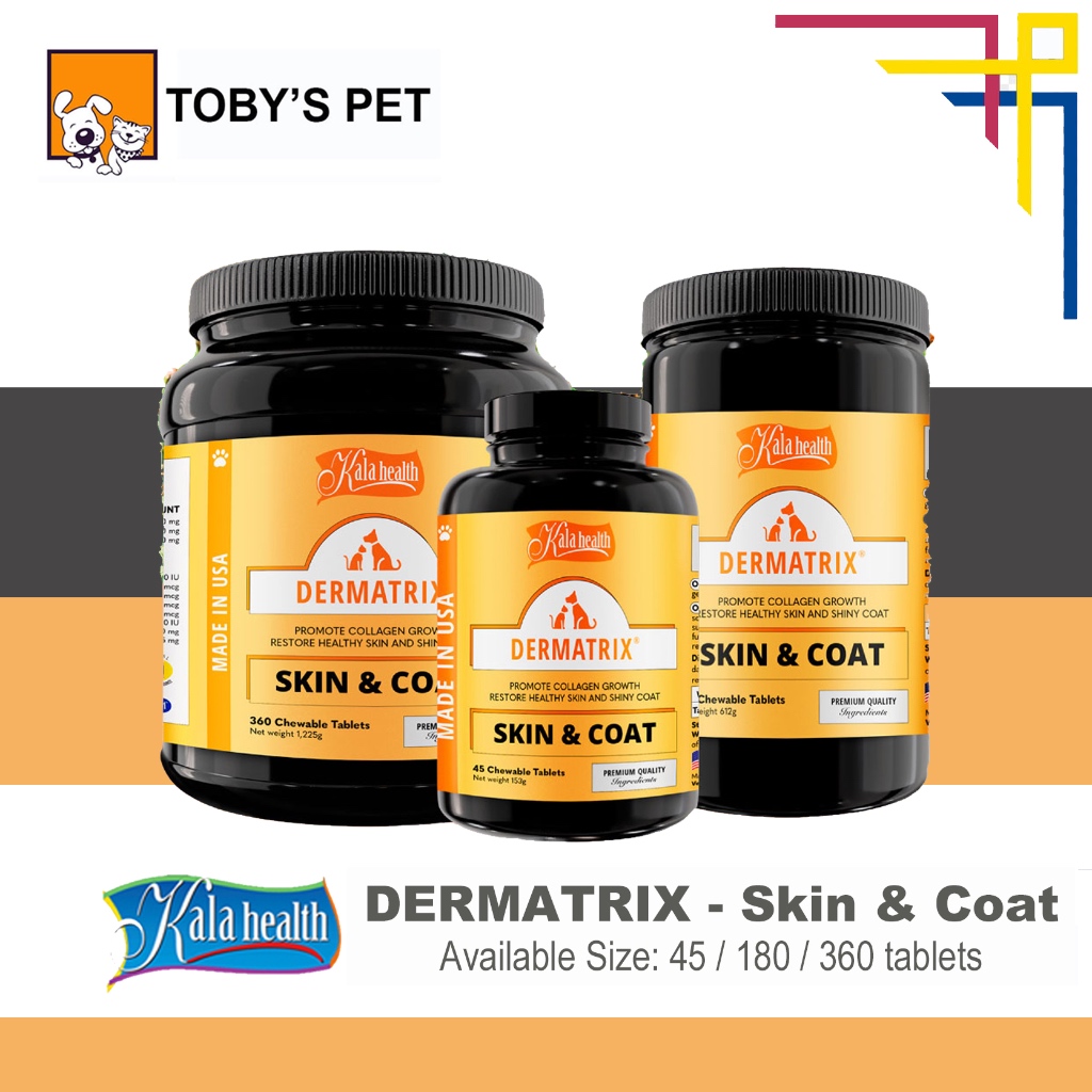 Kala Health Dermatrix Skin & Coat (Available size: 45tbls / 180tbls ...
