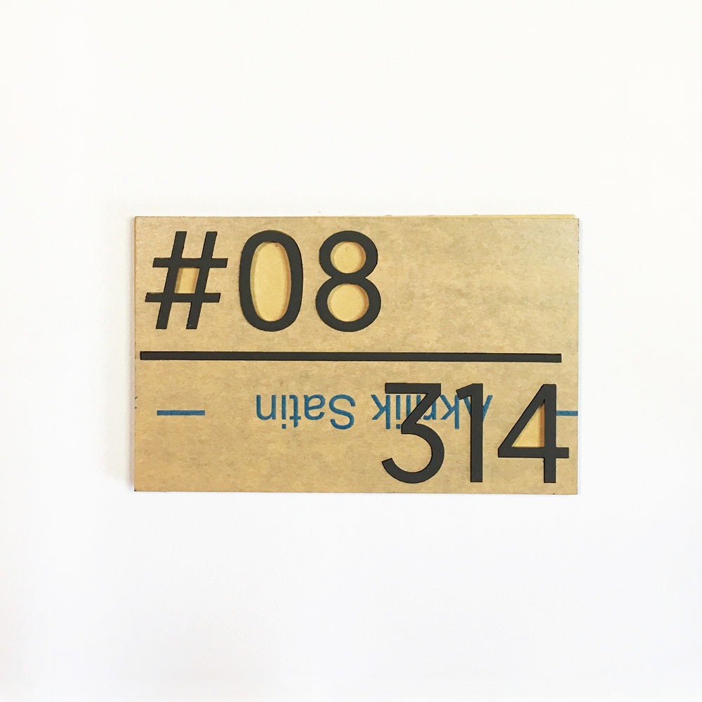 18cm x 10cm - GMN - HDB Unit Number, Condo Number, Address Sign, House ...