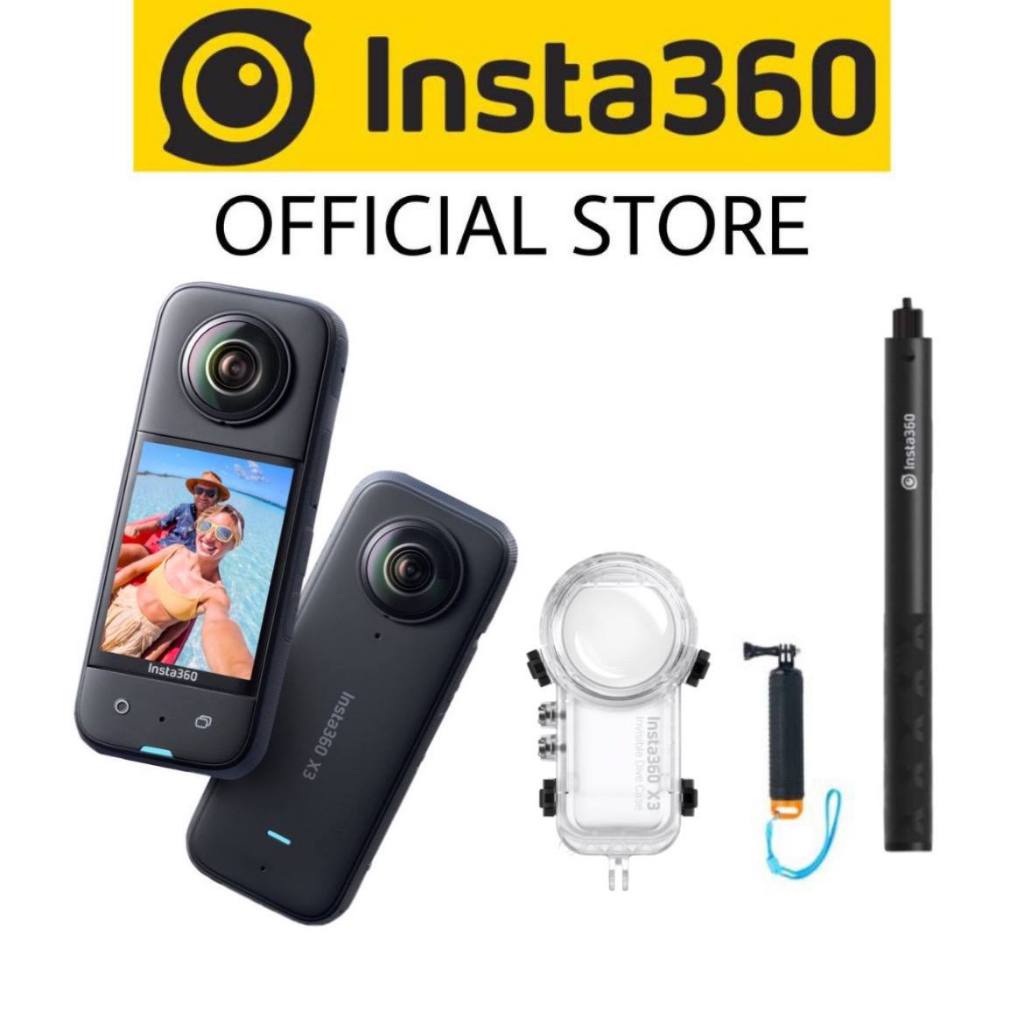 Insta360 X3 360 Action Camera - Invisible Dive Kit | Shopee Singapore