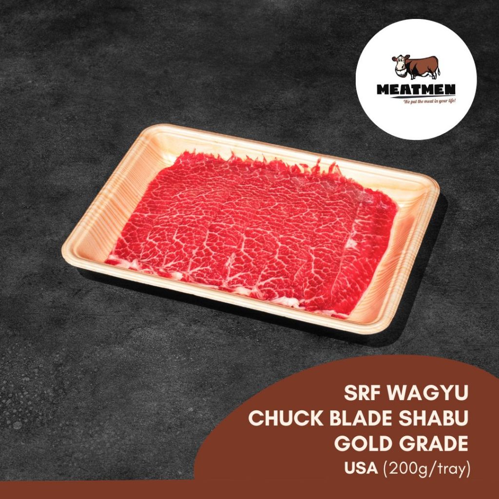 [FROZEN] SNAKE RIVER FARMS WAGYU CHUCK BLADE SHABU GOLD GRADE (200g ...