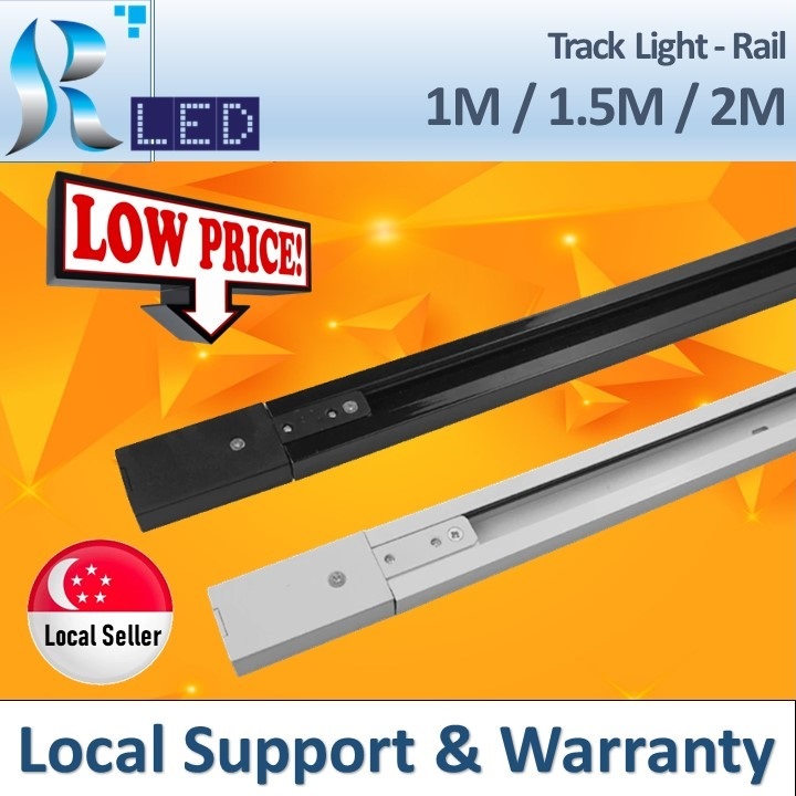 LED Track Light - Rail: 1M / 1.5M / 2M | Shopee Singapore
