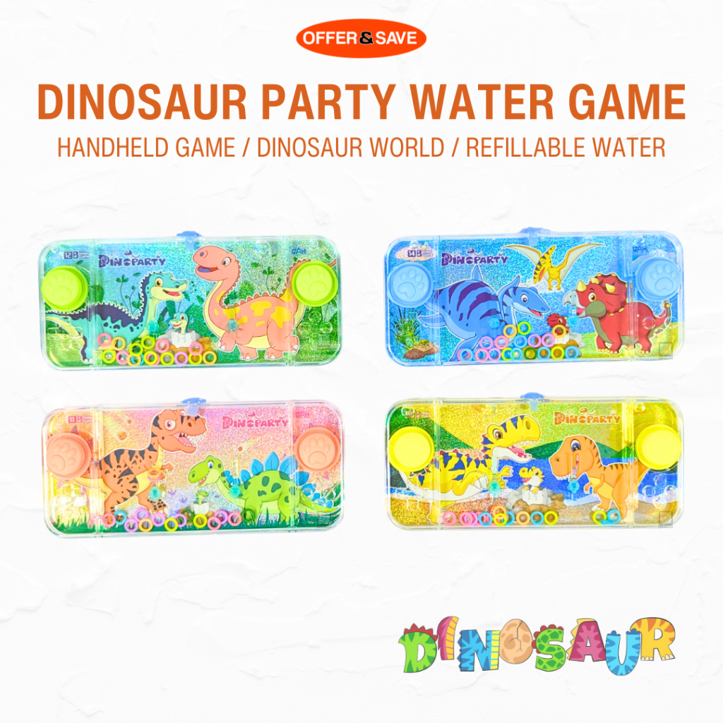 Aquatic Adventure Dinoparty Water Ring Toss For Children Handheld Water ...