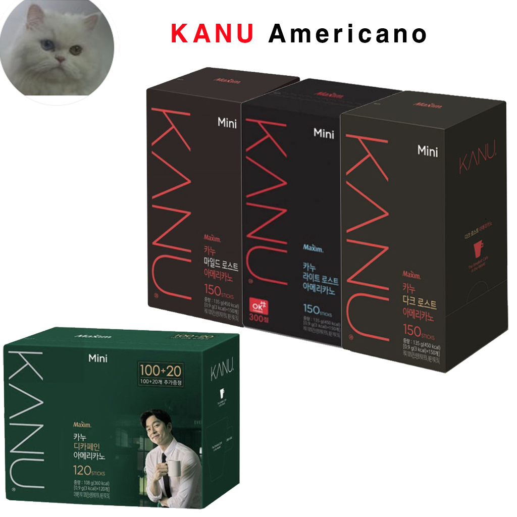Maxim Kanu Americano Series Instant Stick Coffee / Decaf / Mild Roast ...