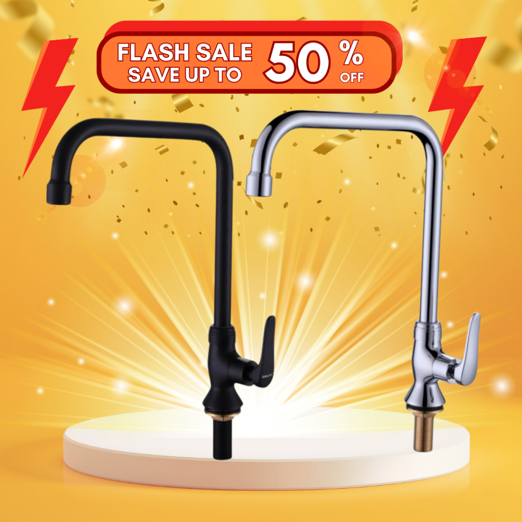 FLASH SALE! MGM Stainless Steel U - Spout Kitchen Tap - 3602F ...