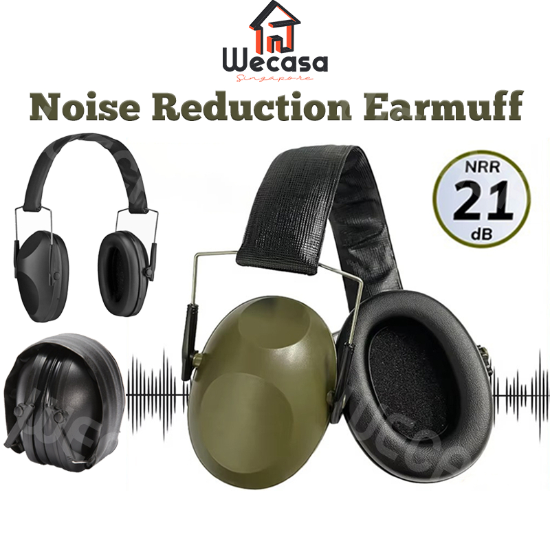 [SG] Safety Ear Muff Folding Soundproof Earmuff Shooting Ear Muff Sound ...