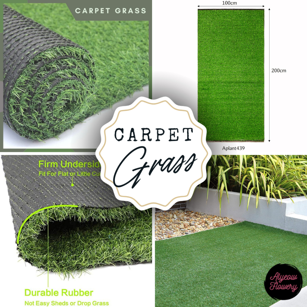 2m x 1m High Density Grass Carpet Artificial Landscaping Lawn turf Fake ...