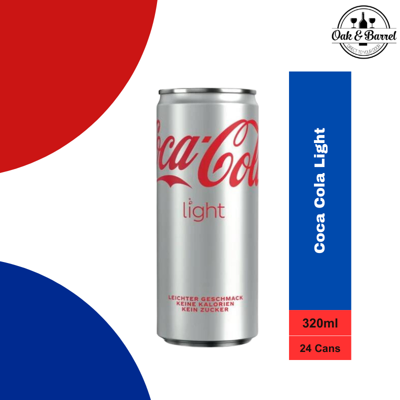 Coca Cola Light 24 Cans x 320ml | Shopee Singapore
