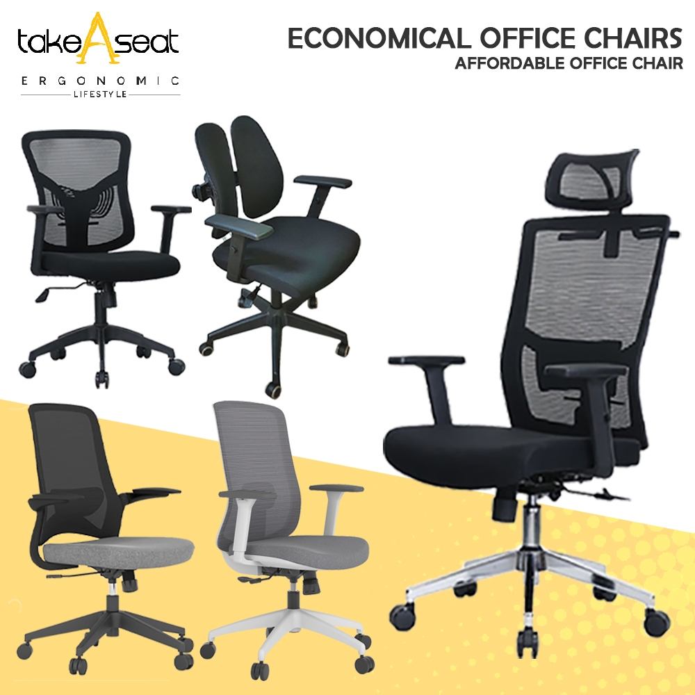 Economical Office Chair Series ★ Adjustable Features ★ Comfortable ...