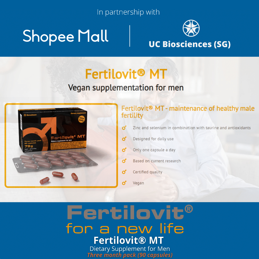 FERTILOVIT MT (Dietary/Vegan Supplement for Male Fertility) | Shopee ...