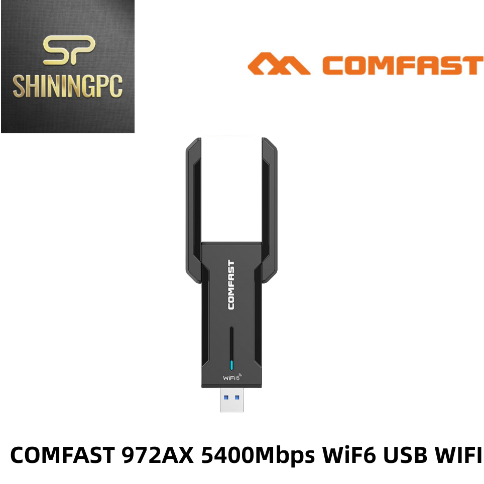 Comfast High Speed972AX 5400Mbps WiFi Adapter WiFi 6 USB Wireless ...