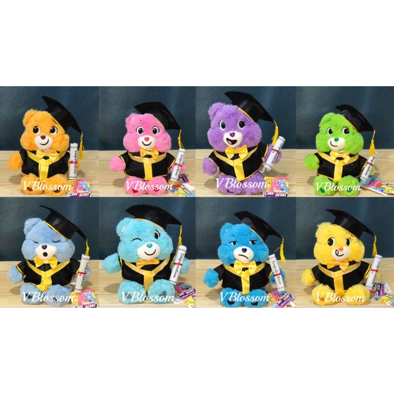 Graduation Care Bears modified by AUTHENTIC Care Bears Graduation Plush ...