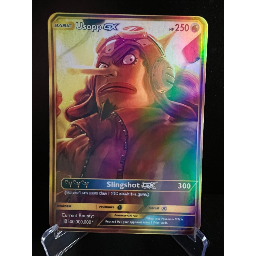 One Piece: Usopp GX Pokemon Card | Shopee Singapore