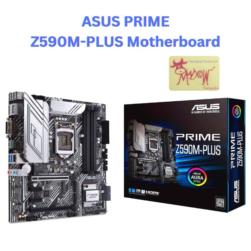 ASUS PRIME Z590M-PLUS DDR4 LGA 1200 Intel Motherboard | Shopee Singapore