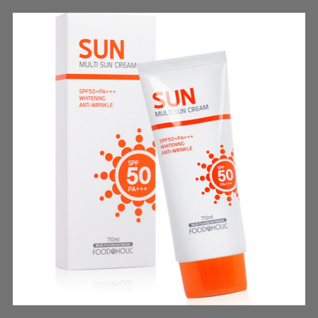 FOODAHOLIC MULTI SUN CREAM SPF50+ PA+++ 70ml | Shopee Singapore