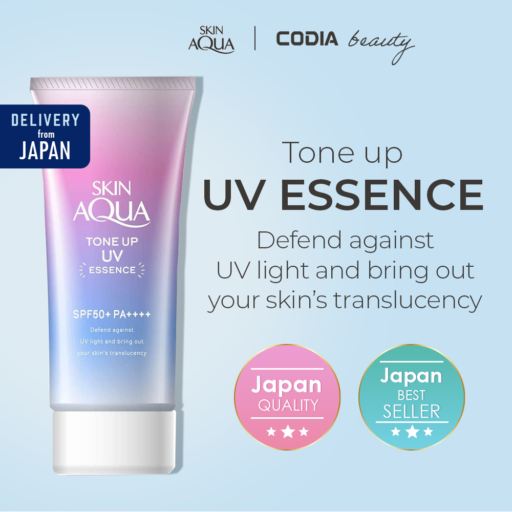 ROHTO Skin Aqua | Tone Up UV Essence 80g (Made in Japan) (Direct from Japan)Gift | Shopee Singapore