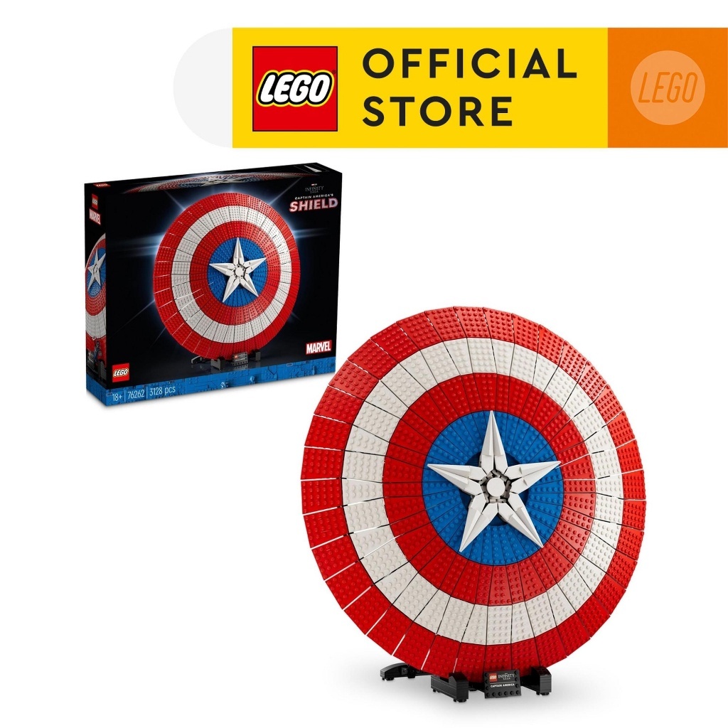 LEGO Super Heroes Marvel 76262 Captain America's Shield Building Set ...