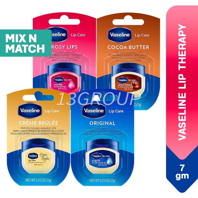 Vaseline Lip Therapy Lip Balm Petroleum Jelly, 7g (m3) | Shopee Singapore