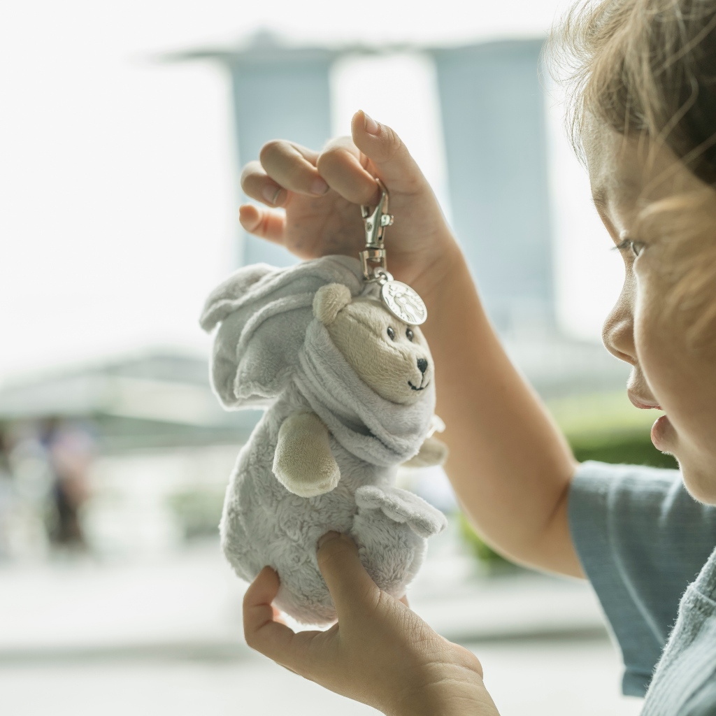 Starbucks Merlion Bearista Plush Keychain | Shopee Singapore