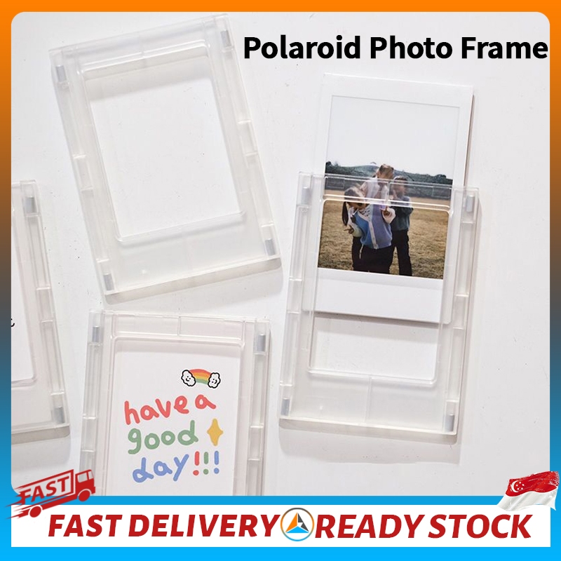 [Ready Stock]Acrylic Polaroid Photo Frame Mini Magnetic Picture Frames ...