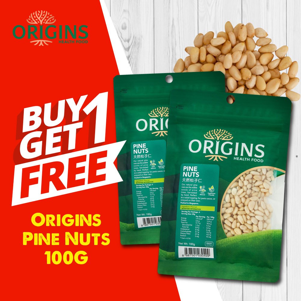 [Buy 1 Free 1] [Exp 04/24] Origins Health Food Pine Nuts (100G ...