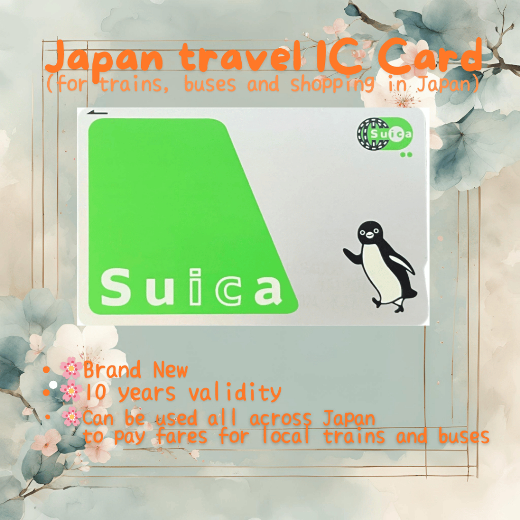 Suica IC Card for Japan Transportation Train Bus (works the same as ICOCA / Pasmo/TOICA/manaca ...