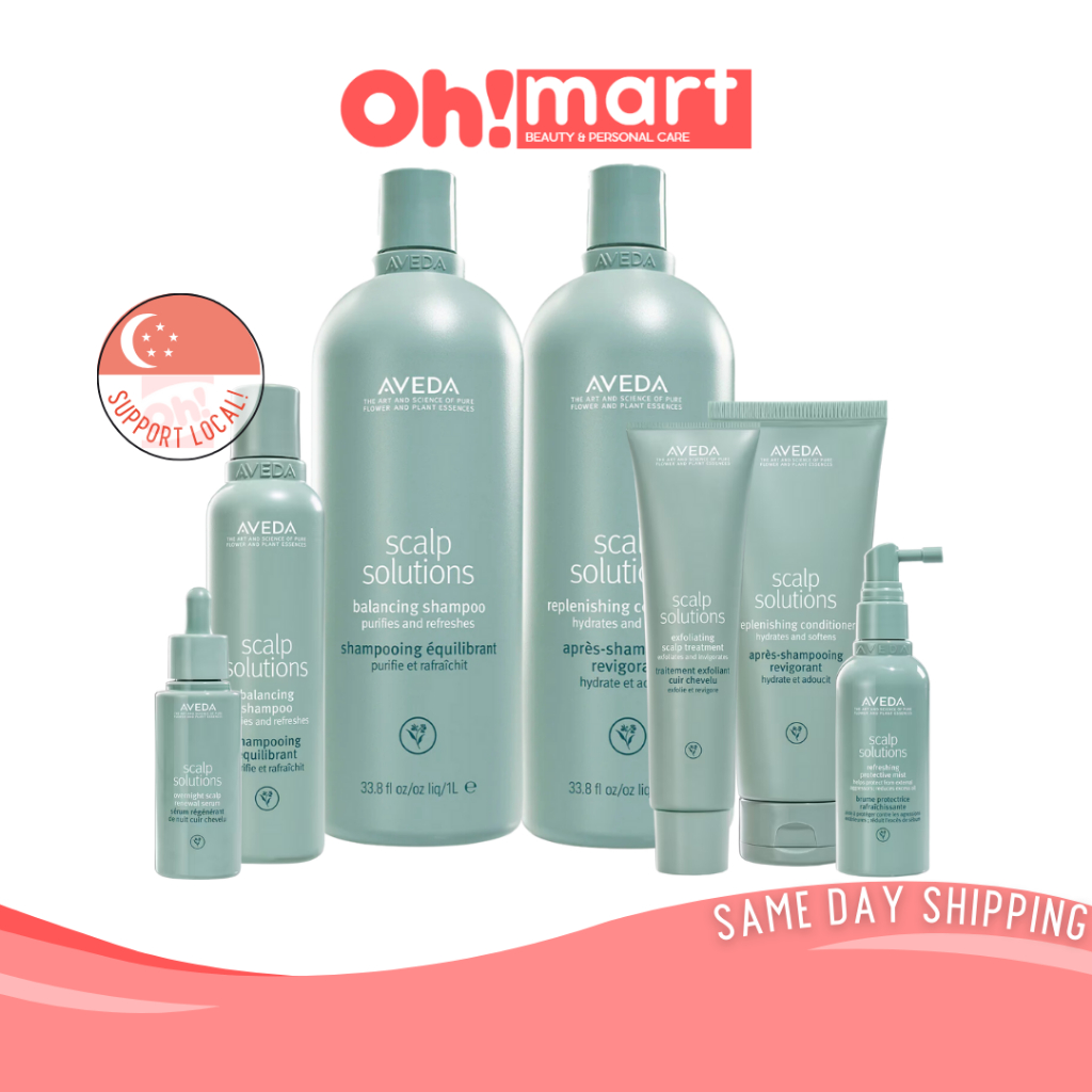 Aveda Scalp Solutions Shampoo, Conditioner, Treatment, Overnight Serum ...