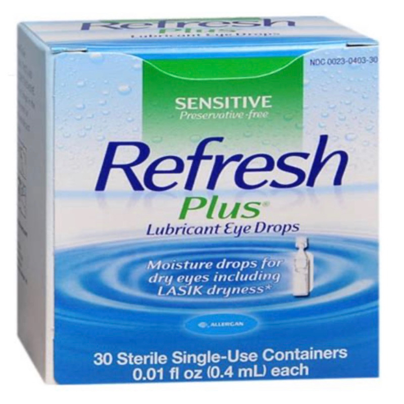 refresh plus eye drop(30vials) | Shopee Singapore