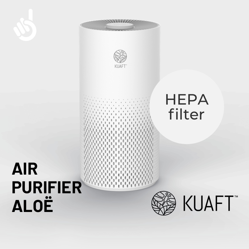 Kuaft Smart Air Purifier Aloe 3 Modes Timer 16m CADR 130m h APP Control 360 Air Outlet HEPA Office Home Shopee Singapore